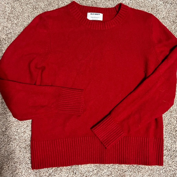 Old Navy | Sweaters | Super Cozy Red Sweater | Poshmark